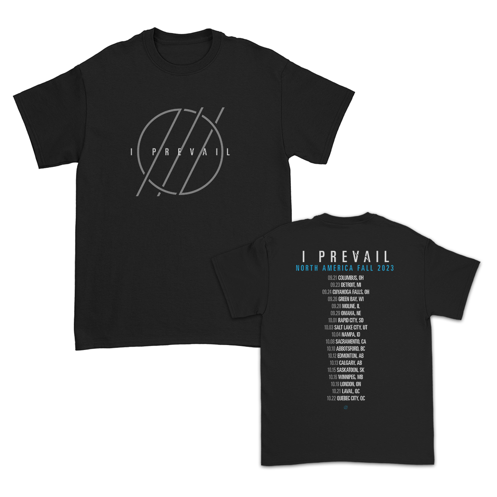 North America Fall 2023 Tour Tee (Black) – I Prevail
